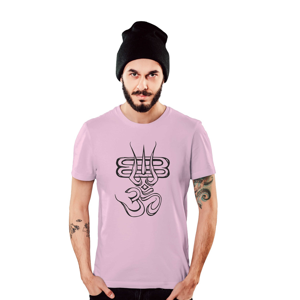 Aum Tilak Mahadev Shivji Theme Cotton T-Shirt Buy Online – DeshiDukan ...