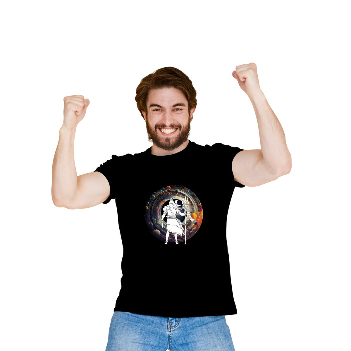 Mahadev Brahman Shiva Theme Religious T-shirt Buy Online – DeshiDukan ...