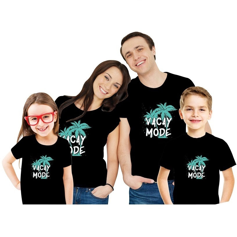 Vacay Mode Family Matching T-Shirt (Set Of 4) Buy Online – DeshiDukan ...